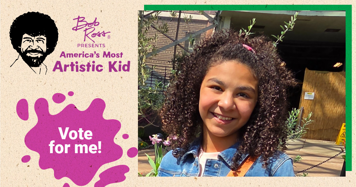 Sophia | Bob Ross presents America's Most Artistic Kid